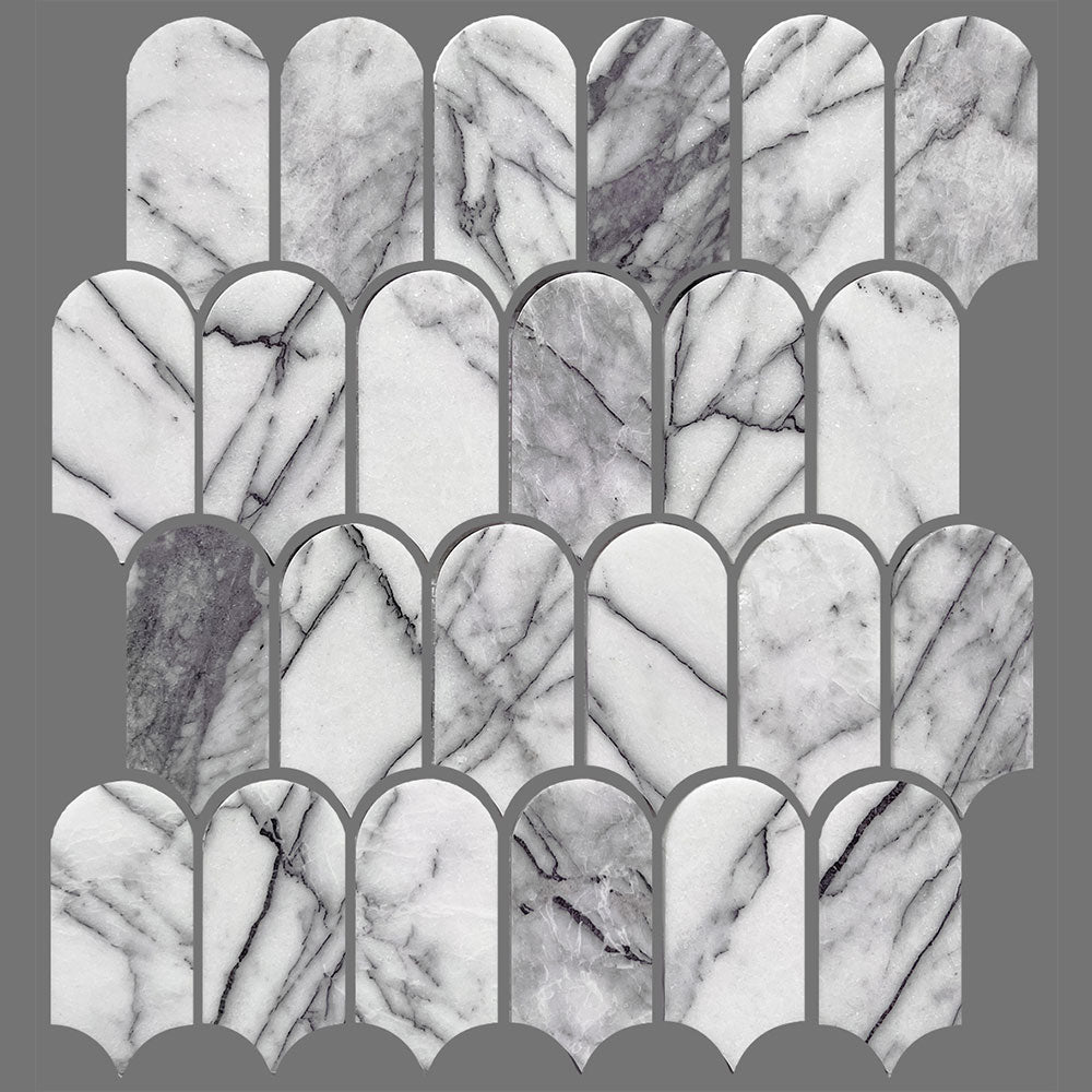 Arte New York Stone Marble Feather Mosaic – Ballarat Tiles