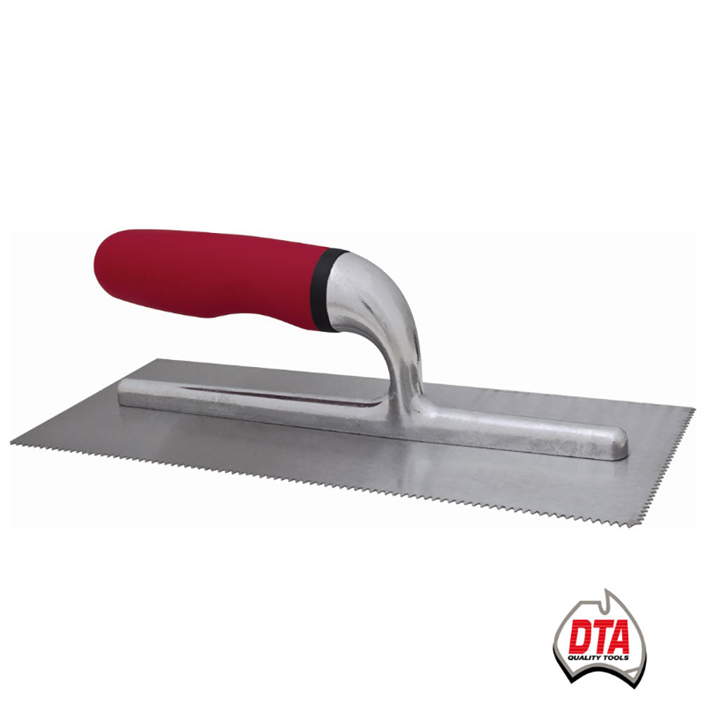 DTA V Notched Stainless Steel Vinyl Trowel – Ballarat Tiles