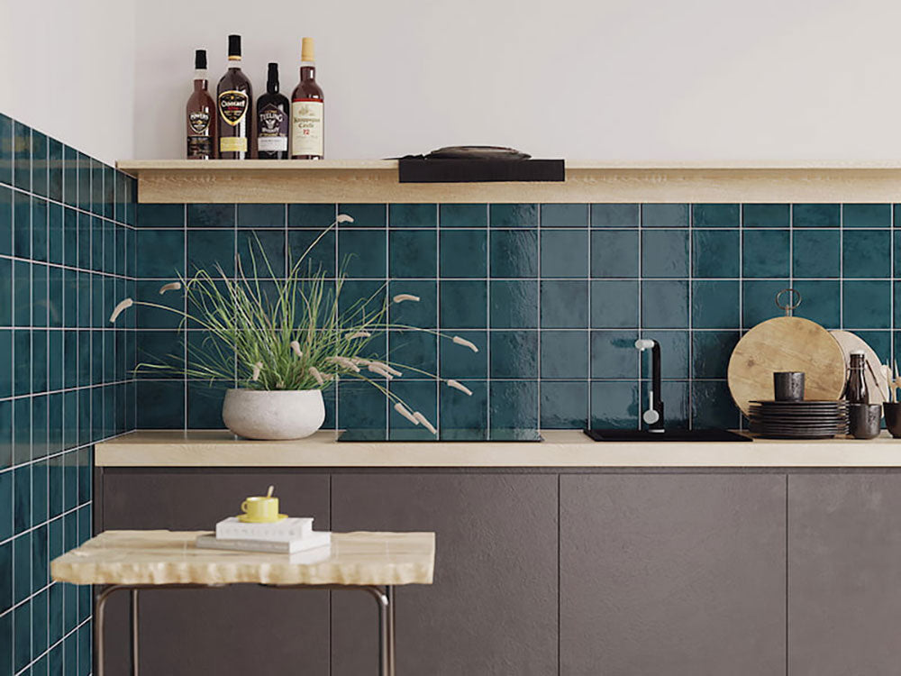 Sola Pacific Gloss Tile 150x150 $99.95m2 (sold by 1m2 Box) – Ballarat Tiles