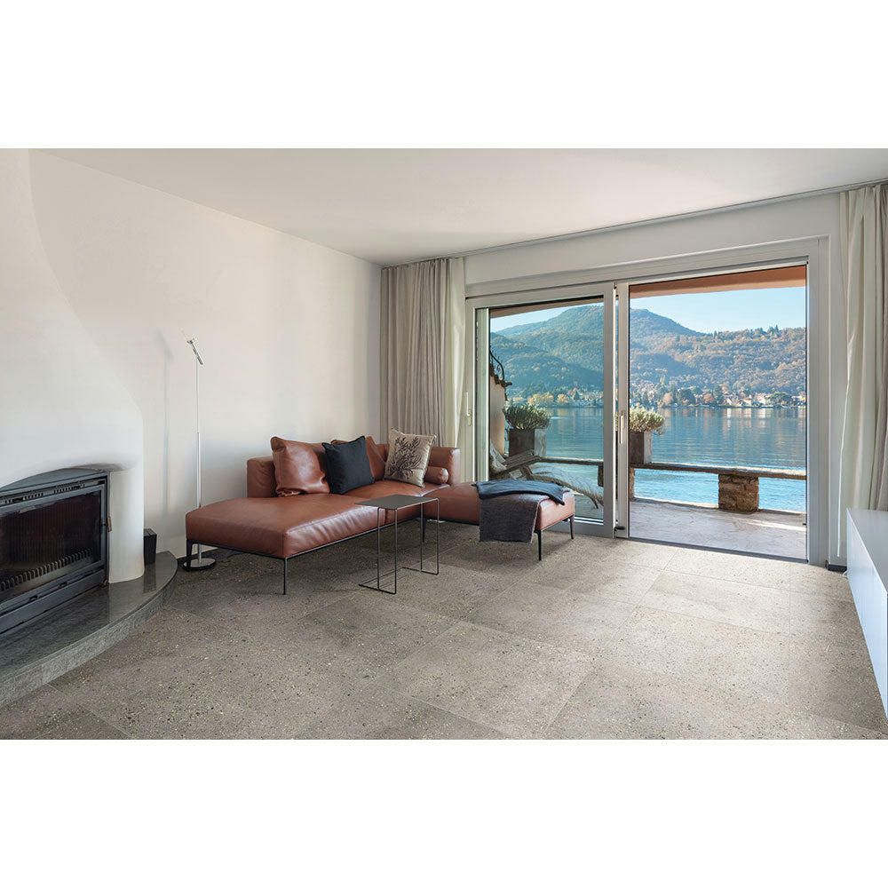 Beton Grey Matt Tile 600x600 $54.95m2 (Sold by 1.44m2 Box) – Ballarat Tiles