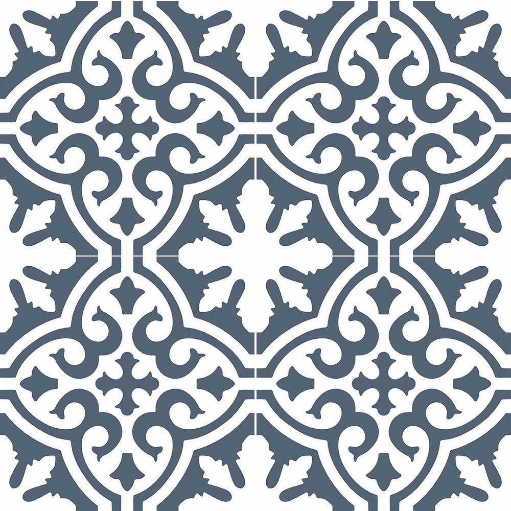 Encaustic Look Kent Blue Tile 300x300 $54.95m2 (Sold by 1.98m2 Box ...