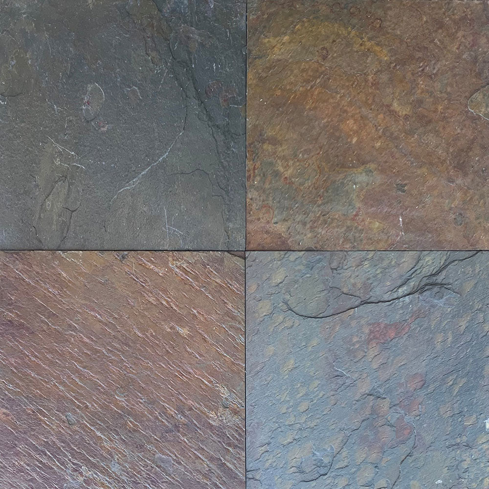 Slate Multicolour Sawn Edge – Ballarat Tiles