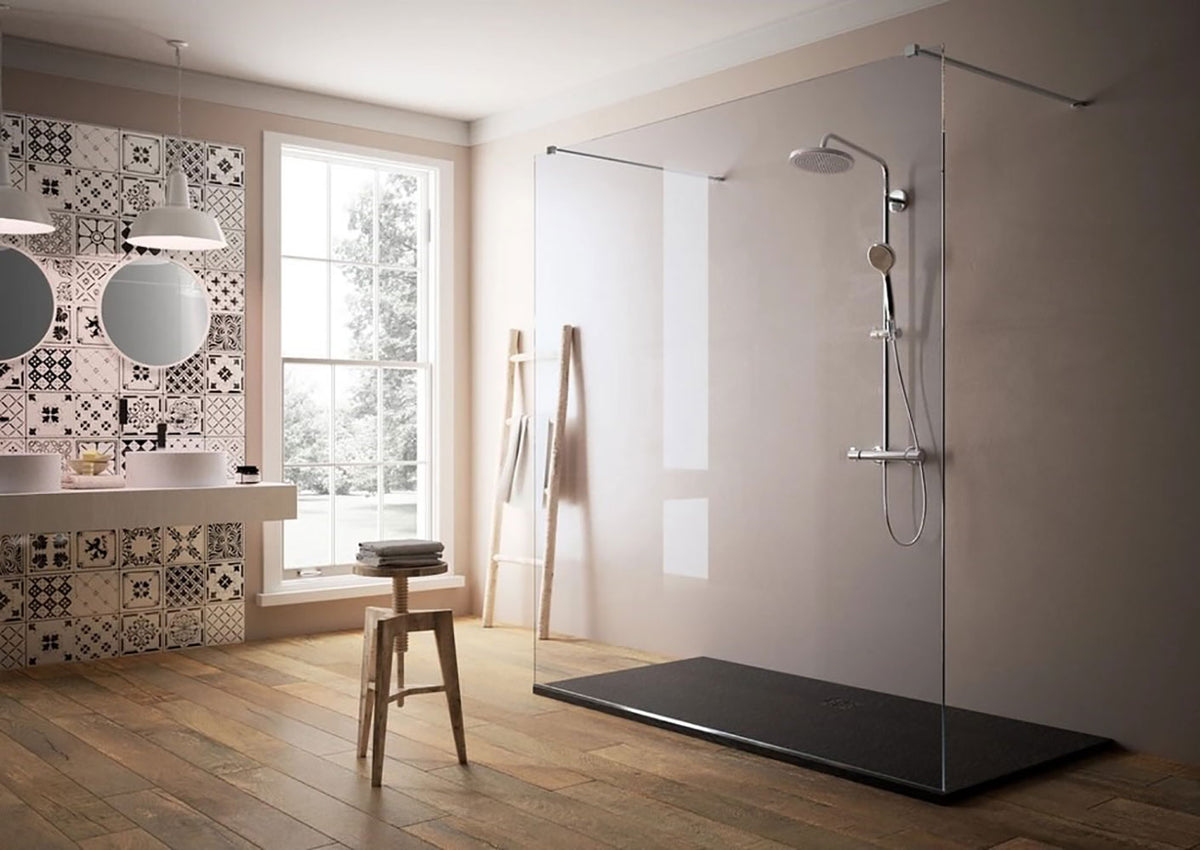 Pietra Nero Matte Black Shower Base (Made in Italy) – Ballarat Tiles