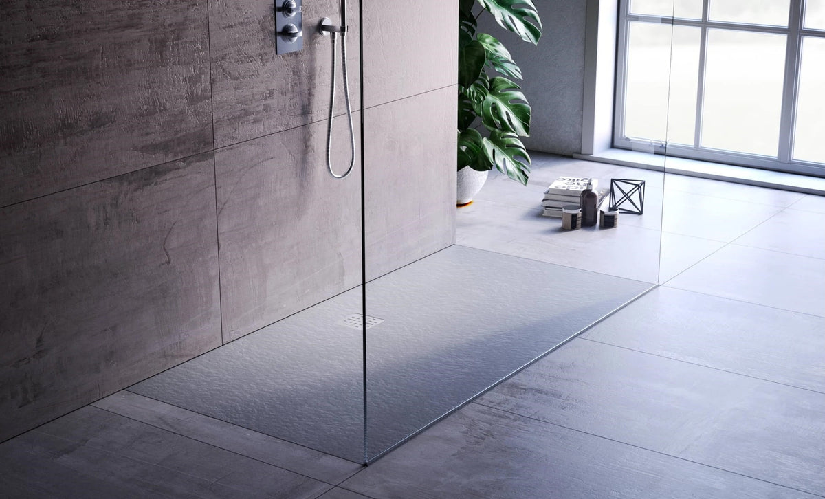 Pietra Grigio Matte Grey Shower Base (Made in Italy) – Ballarat Tiles